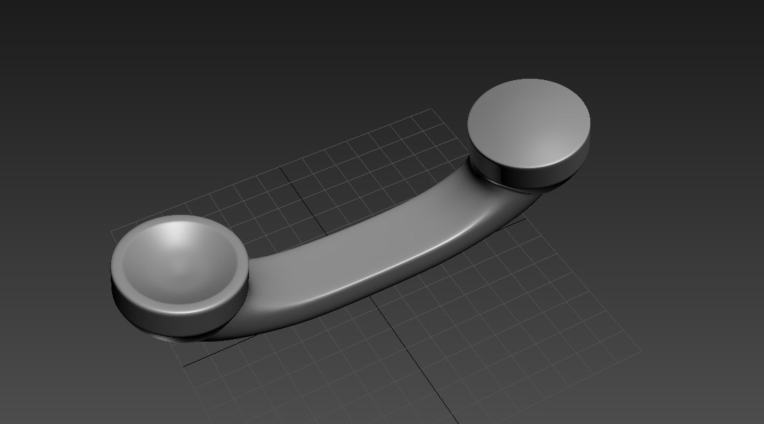 Telephone handle 3D model - TurboSquid 1245878