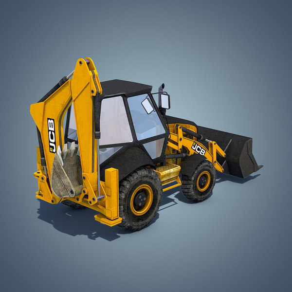 3D backhoe loader rigged model - TurboSquid 1245991