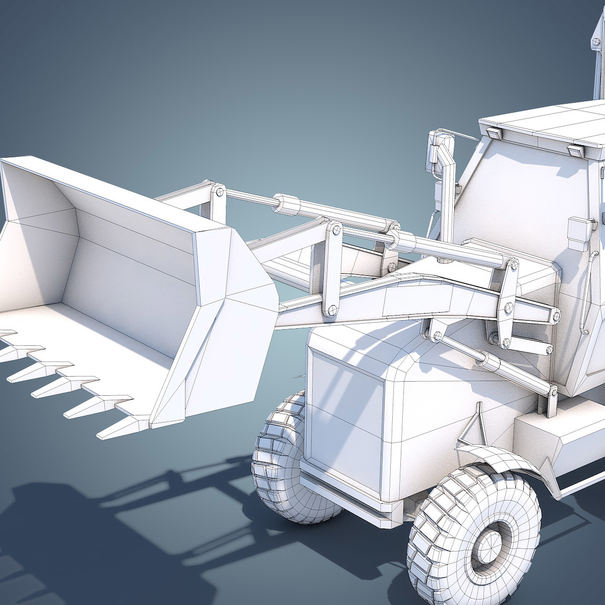 3D backhoe loader rigged model - TurboSquid 1245991