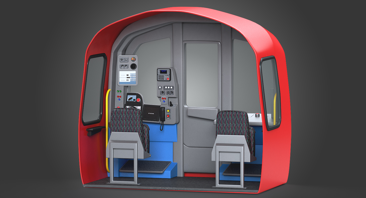 modelo 3d Subway Train Cab - TurboSquid 1246204