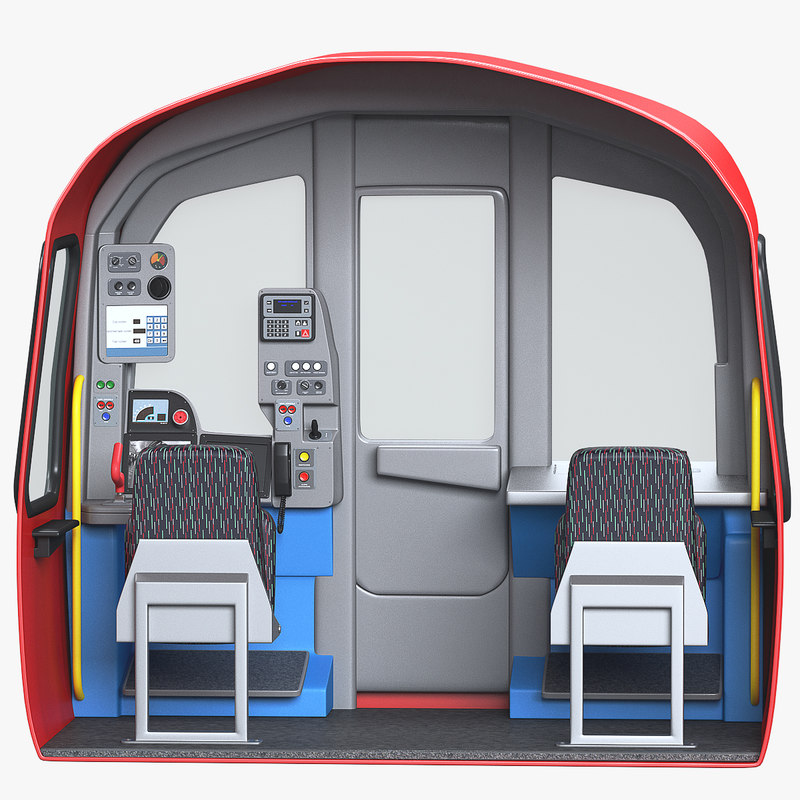Subway train cab 3D model - TurboSquid 1246204