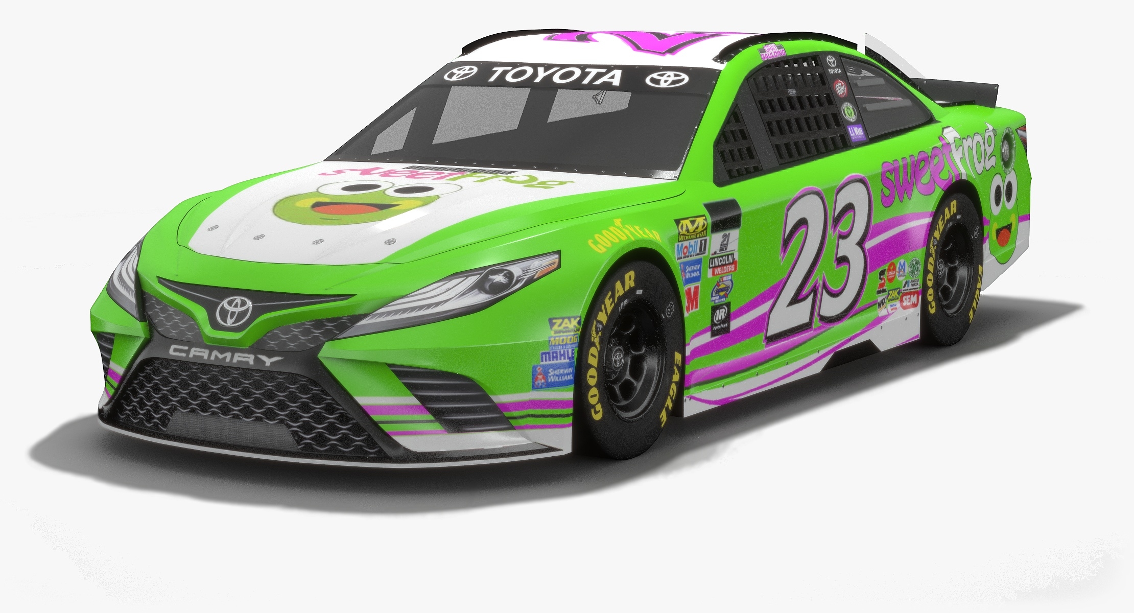3D model bk racing nascar season - TurboSquid 1246239