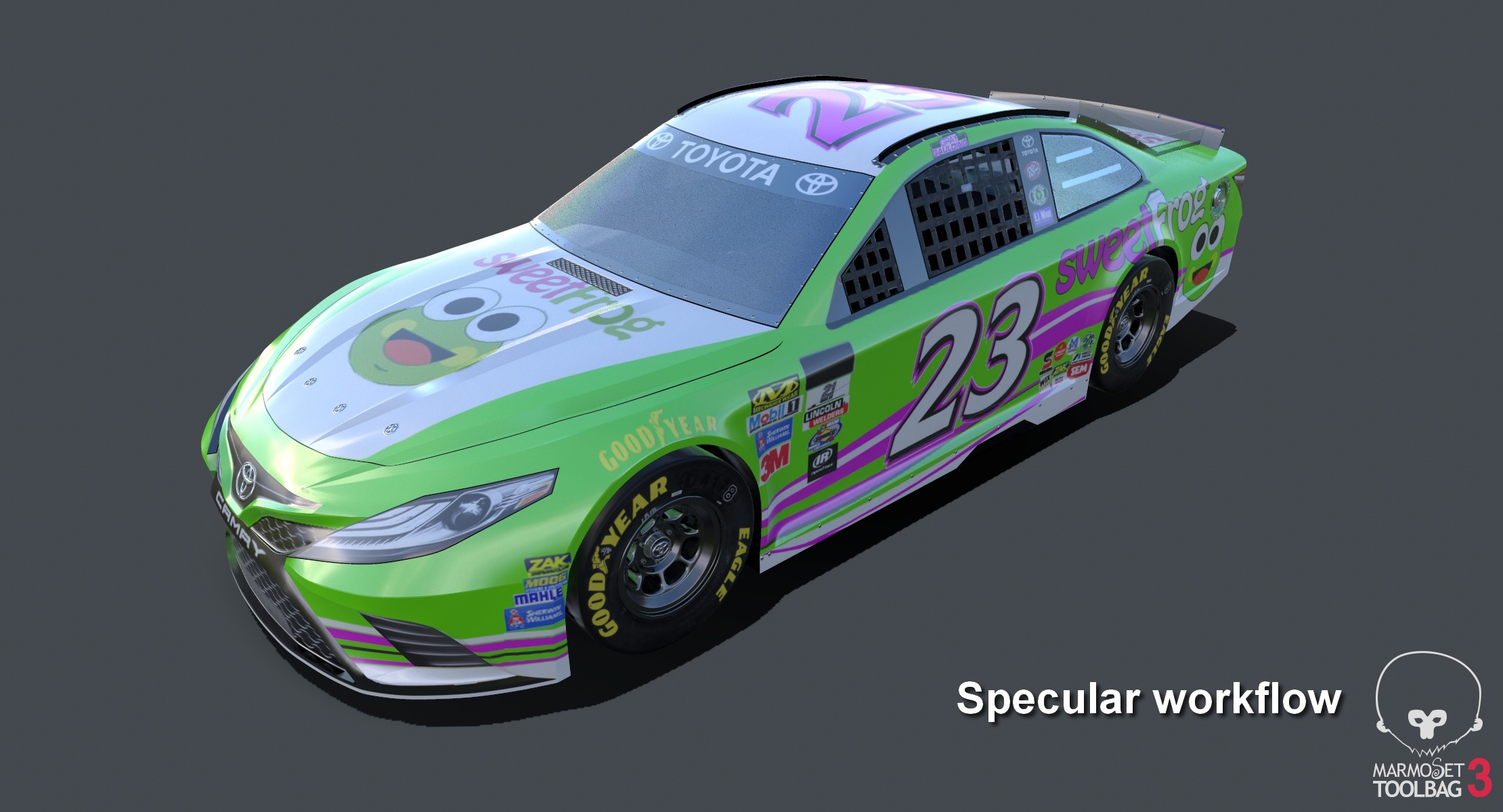 3D model bk racing nascar season - TurboSquid 1246239