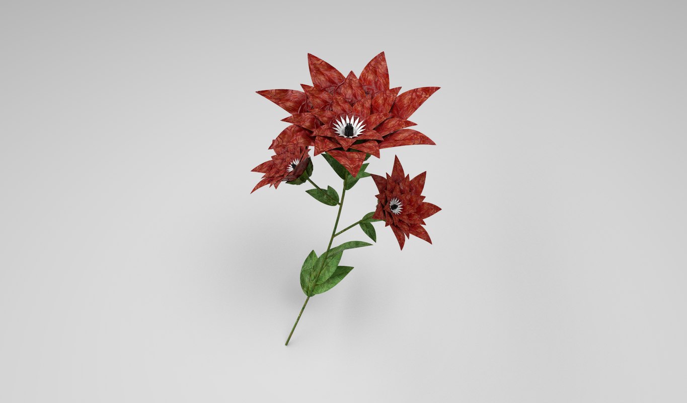 Flower 3D model - TurboSquid 1246252