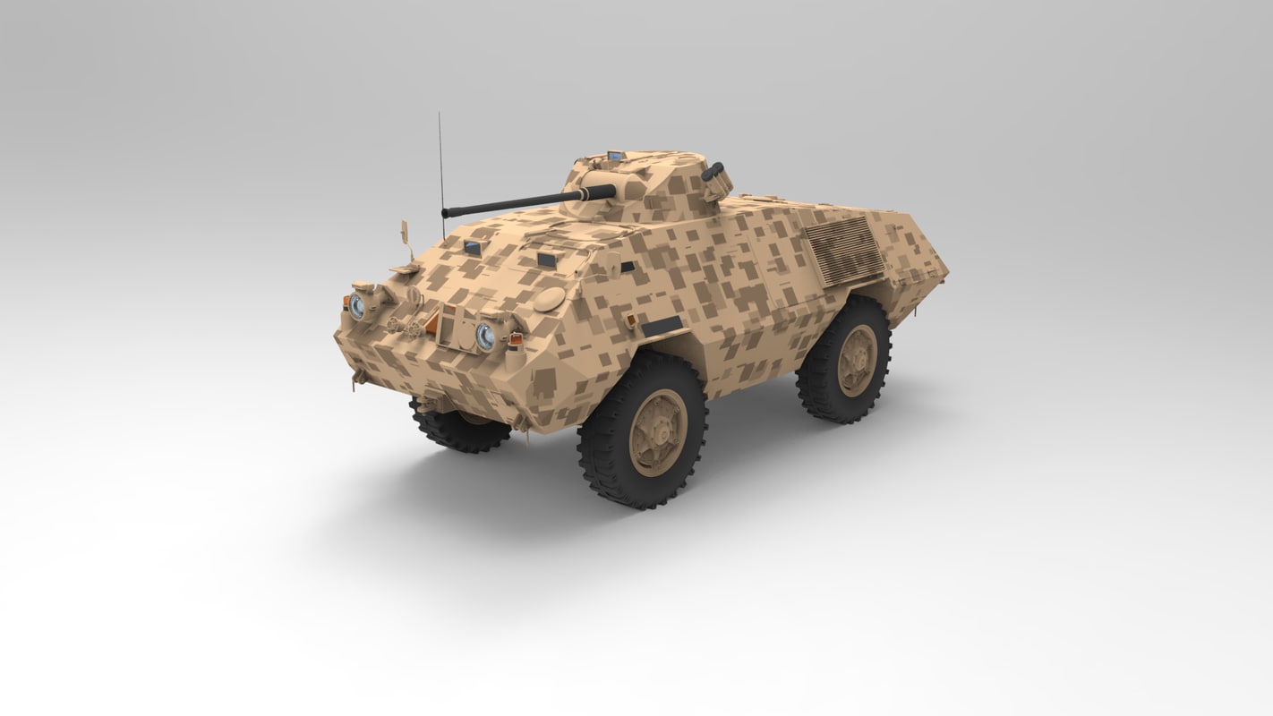 modelo 3d Mowag MR8-01 (SWII) - TurboSquid 1246293