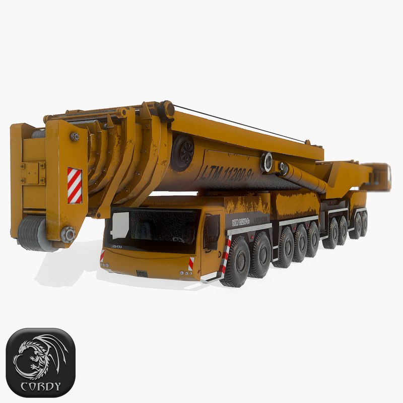 Liebherr ltm 11200 3D model - TurboSquid 1246350