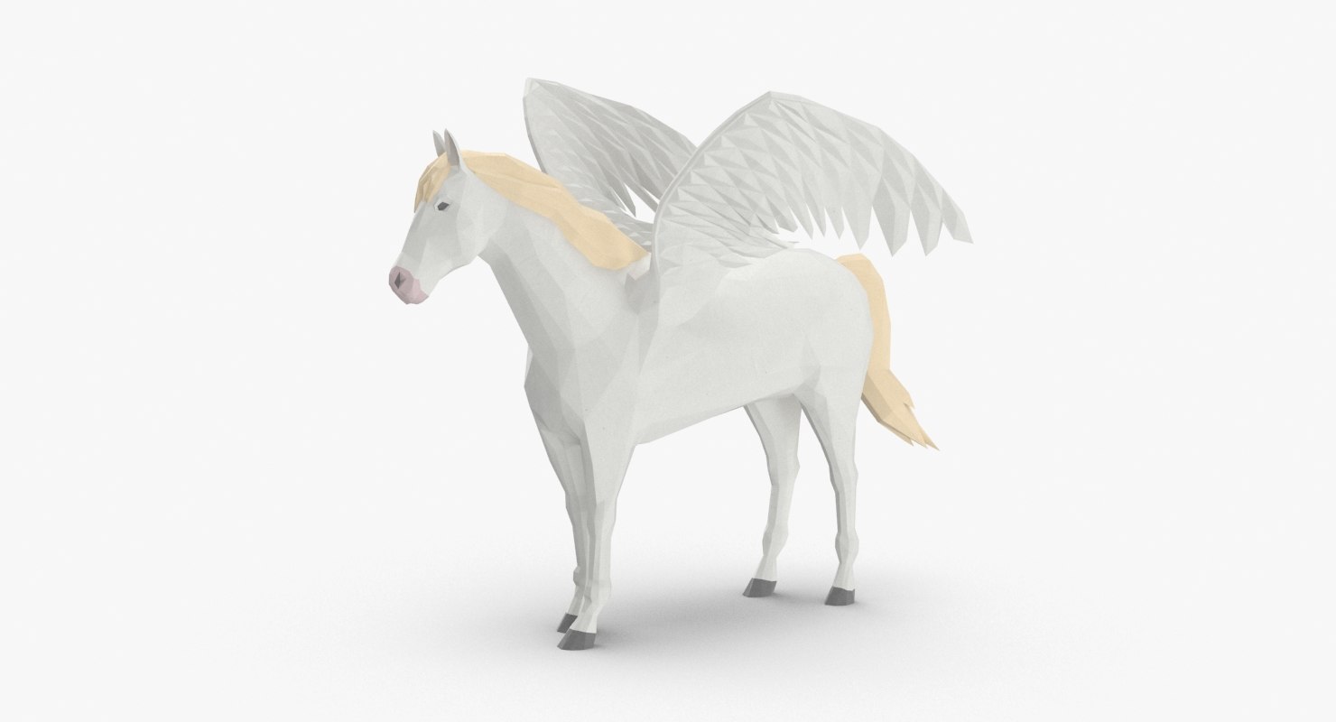 3D pegasus---standing - TurboSquid 1246354
