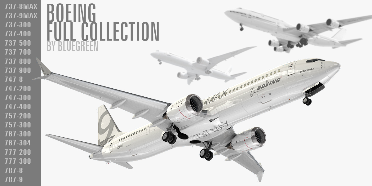 3D boeing planes generic model - TurboSquid 1246374