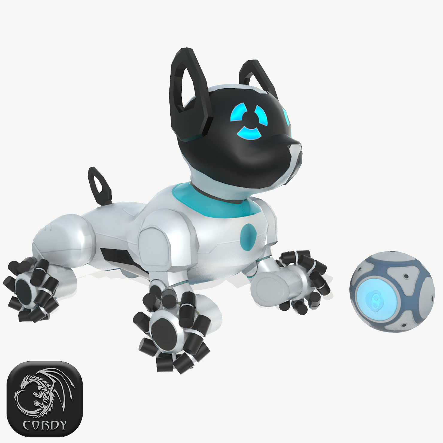 3D chip dog - TurboSquid 1246396