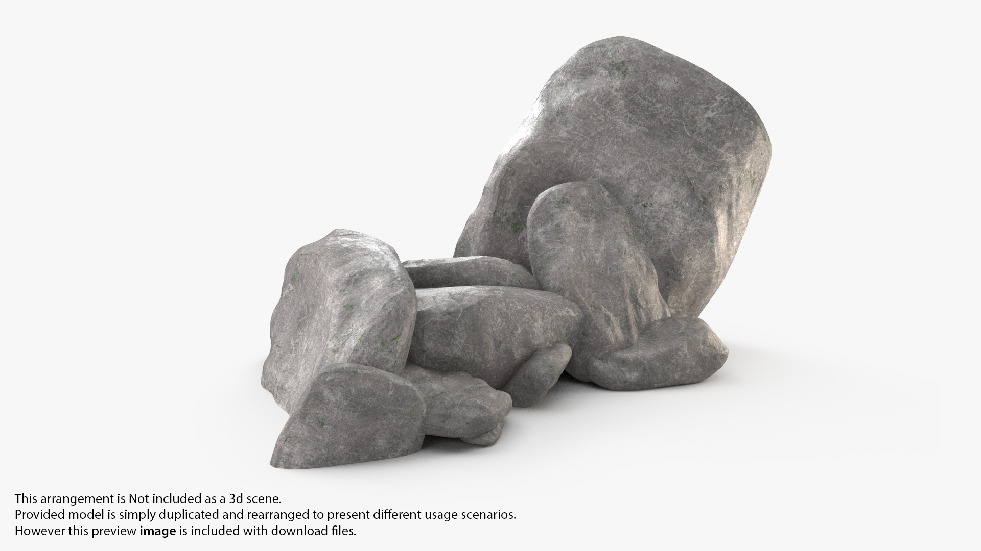 3D boulder pbr games model - TurboSquid 1246505