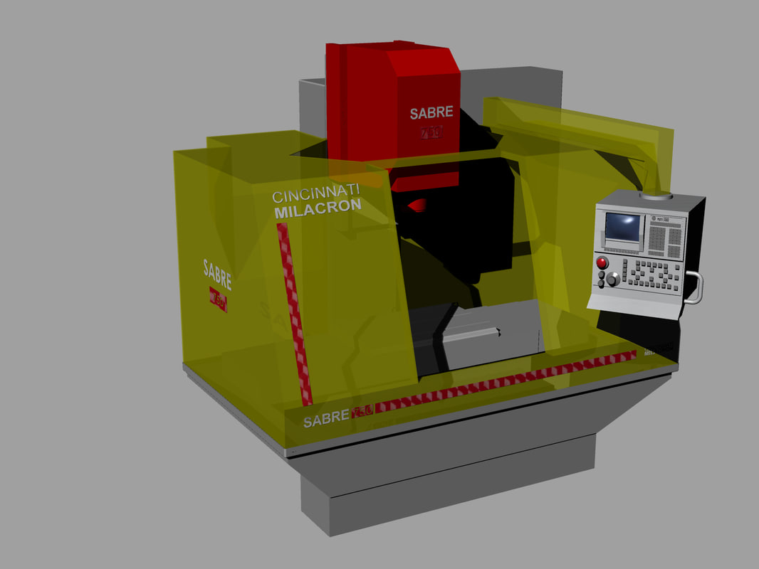 Machine cnc 3D model - TurboSquid 1246534