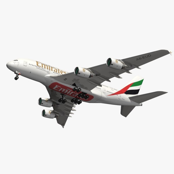 Airbus emirates a380 3D - TurboSquid 1246619
