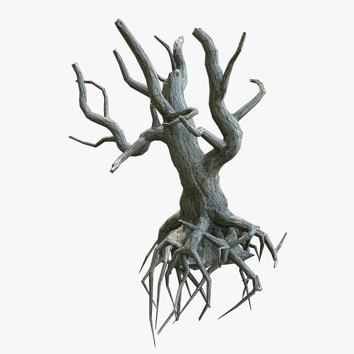 3D dead tree roots - TurboSquid 1246725