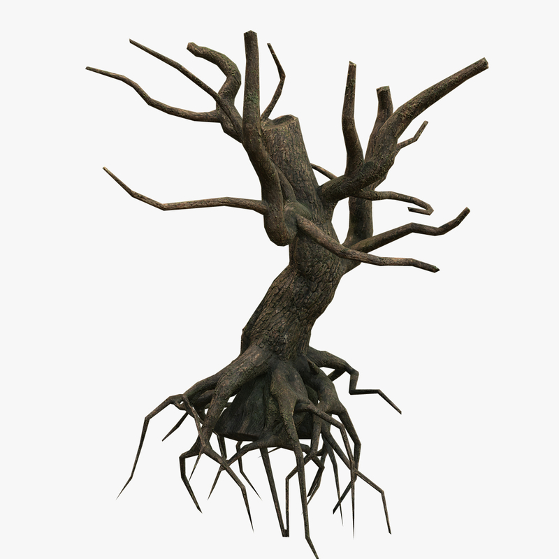 3D dead tree roots - TurboSquid 1246725