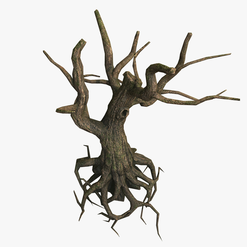 3D dead tree roots - TurboSquid 1246725