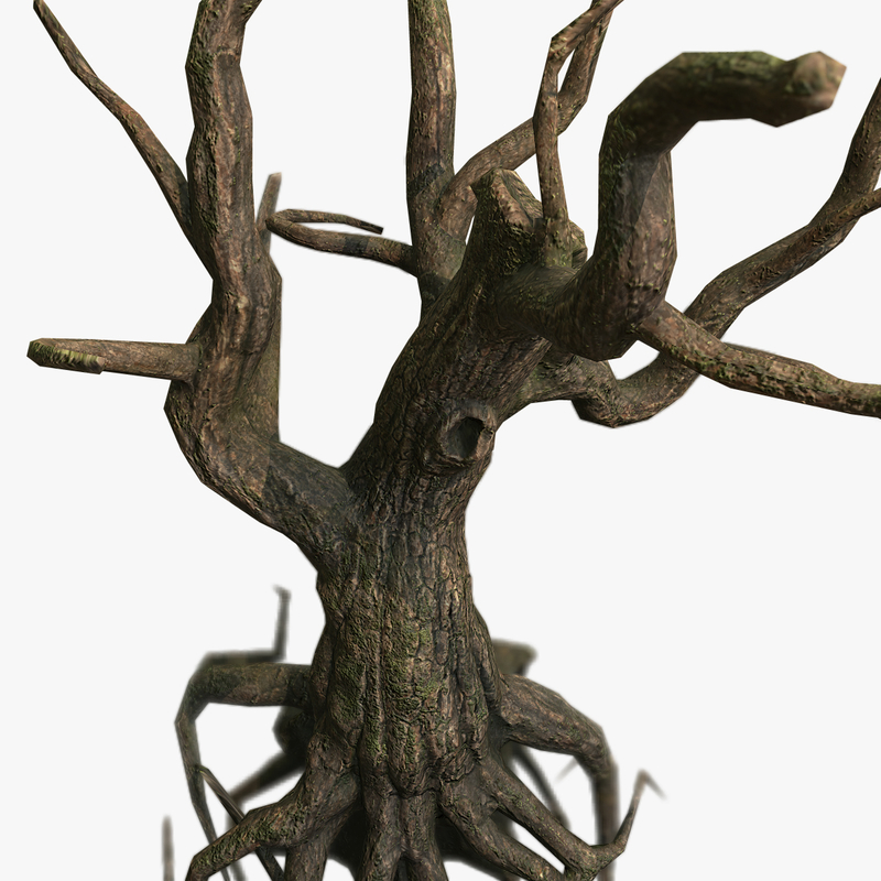 3D dead tree roots - TurboSquid 1246725