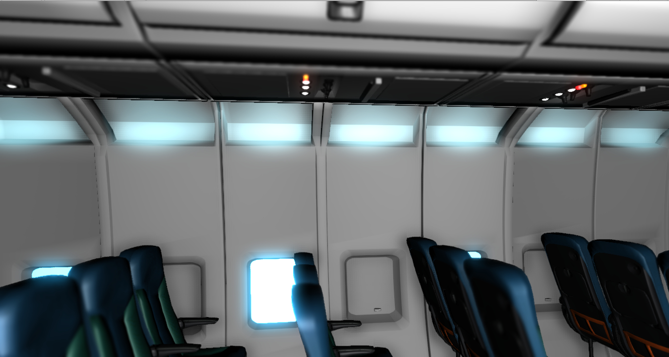 Aircraft interior wall 3D - TurboSquid 1246770