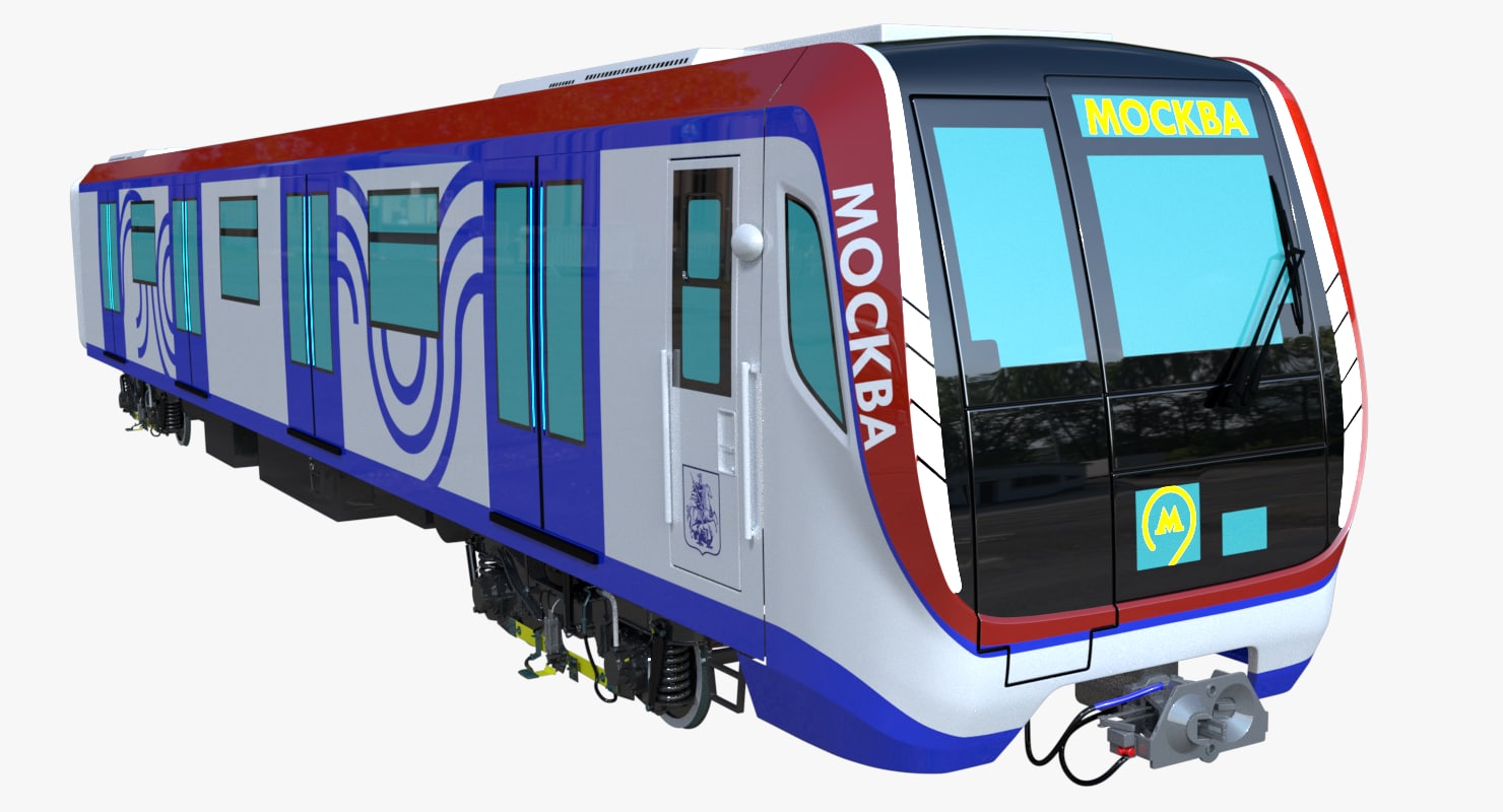 Moscow metro train 3D model - TurboSquid 1246812