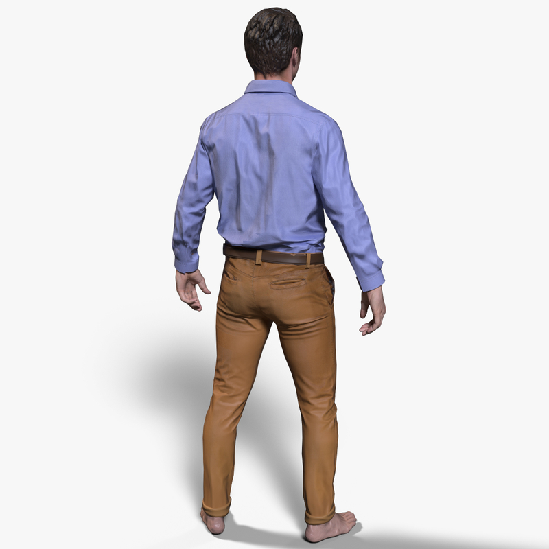Male office 3D model - TurboSquid 1246828