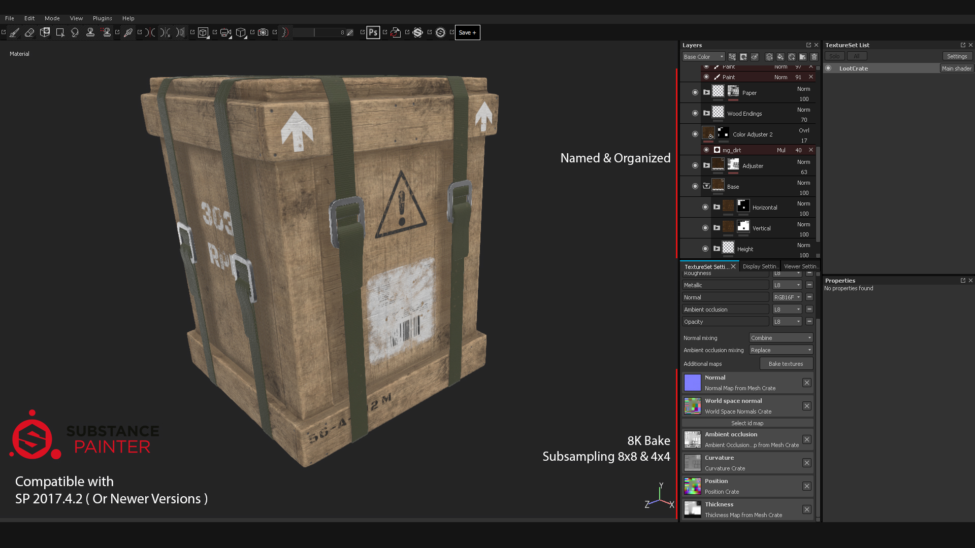 3D pbr loot crate - TurboSquid 1246937