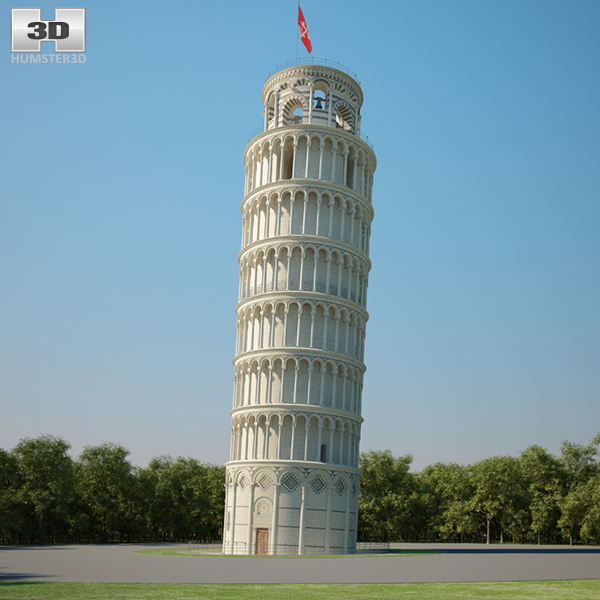 Pisa Tower 3D Models for Download | TurboSquid