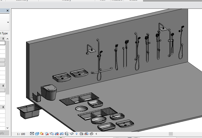 modelo 3d 22 accesorios de fontanería Revit Familias - TurboSquid 1246969