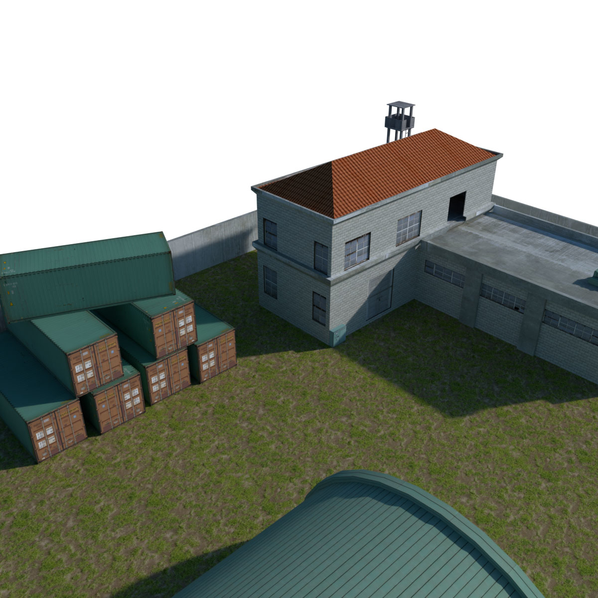 Military camp 3D model - TurboSquid 1246974