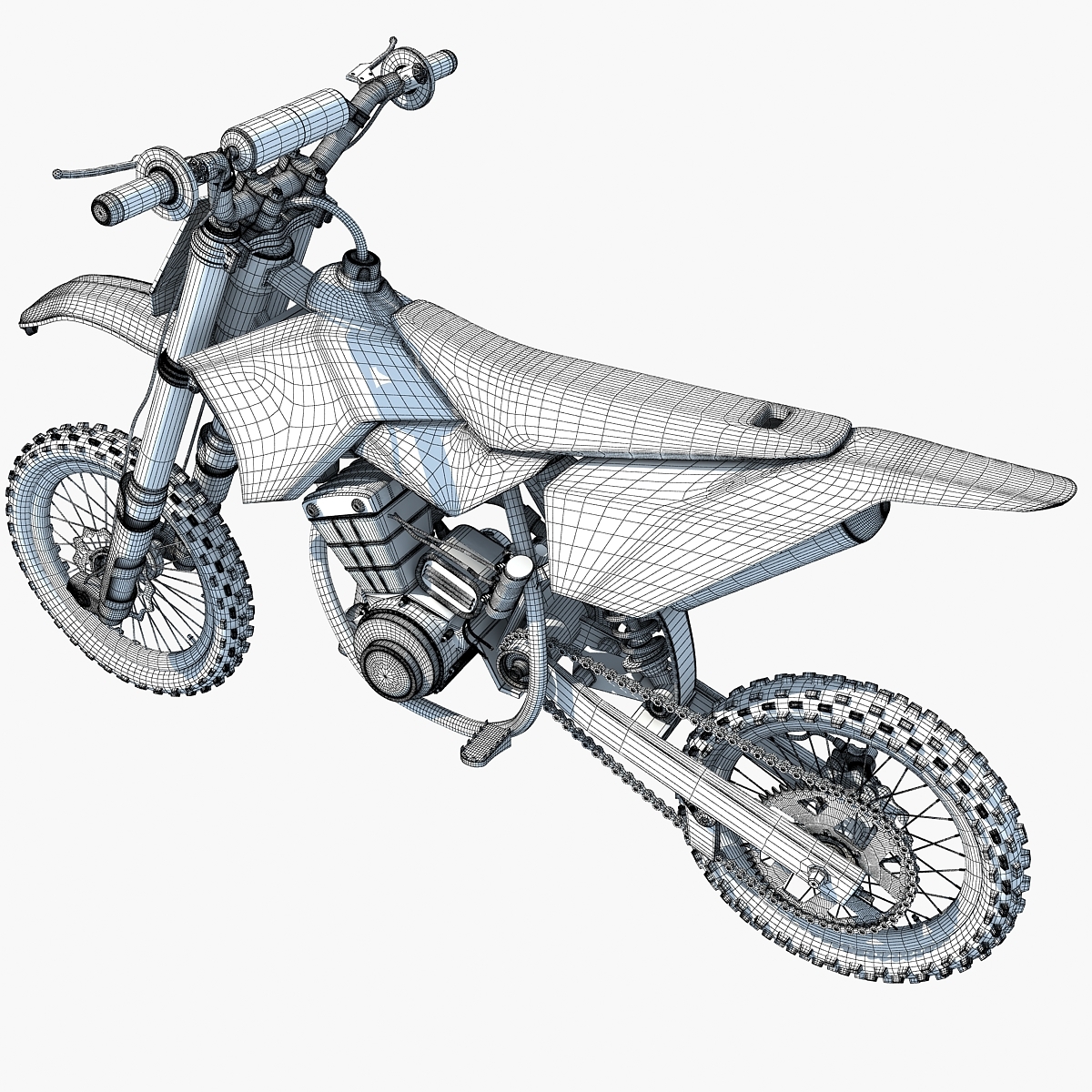 Motocross bike 3D model - TurboSquid 1247026