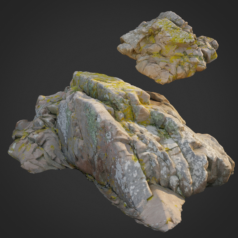 3D cliff landscape pack model - TurboSquid 1247028
