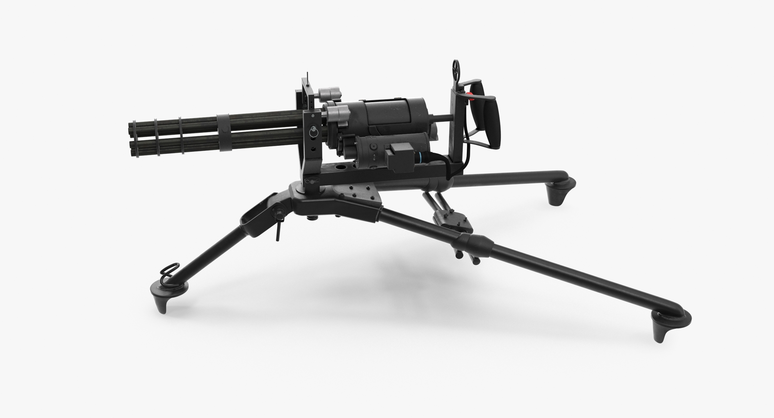 M134 minigun tripod mounted 3D model - TurboSquid 1247180