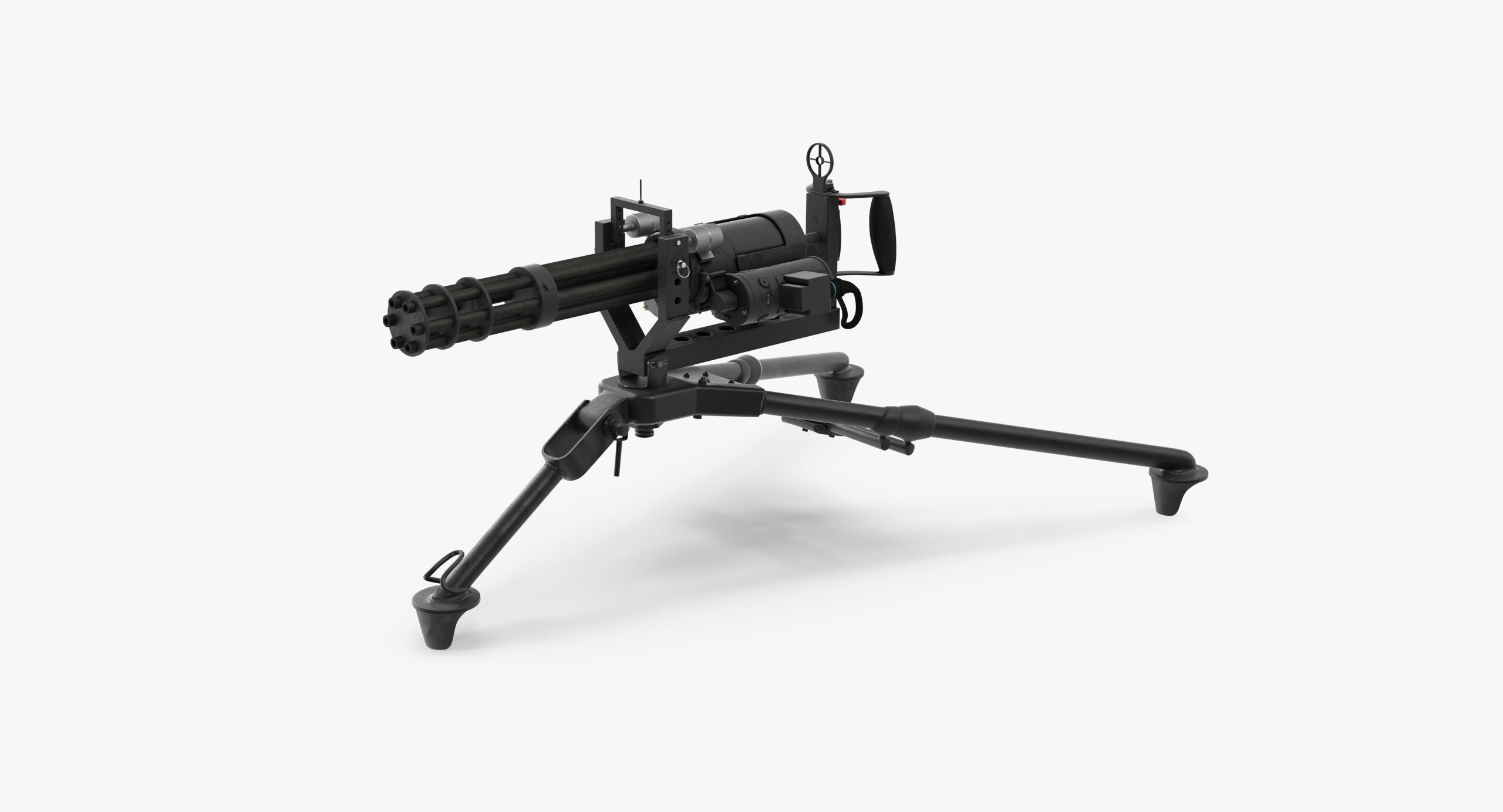 M134 minigun tripod mounted 3D model - TurboSquid 1247180