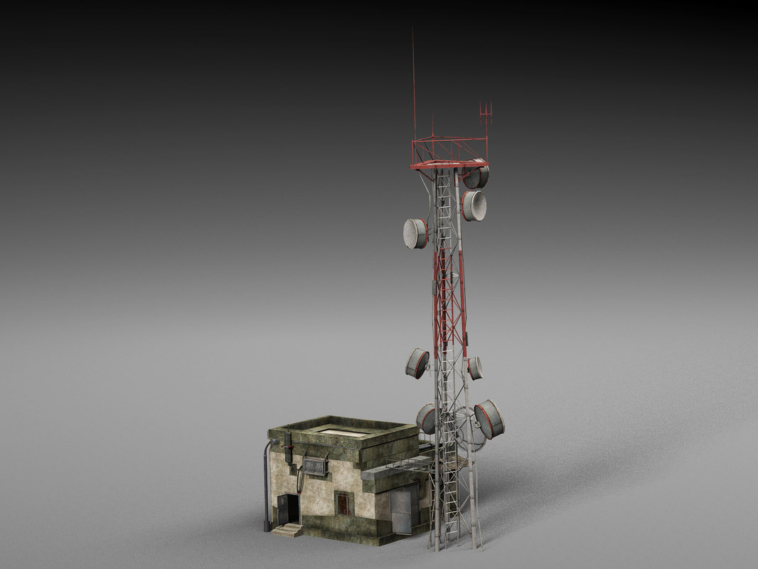 3D radio station - TurboSquid 1247181