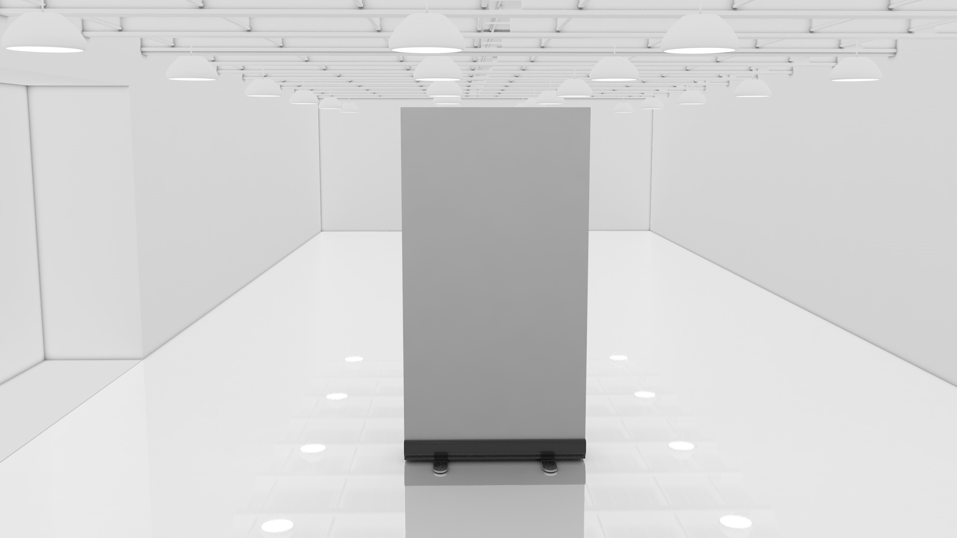 Roll-up banner 3D model - TurboSquid 1247241