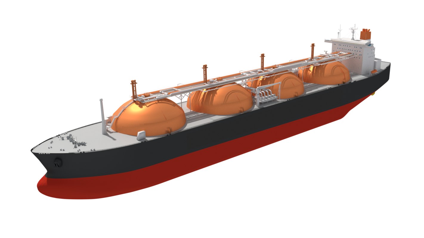 3D lng carrier moss type - TurboSquid 1250993
