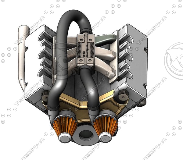 3D v6 engine model - TurboSquid 1251576