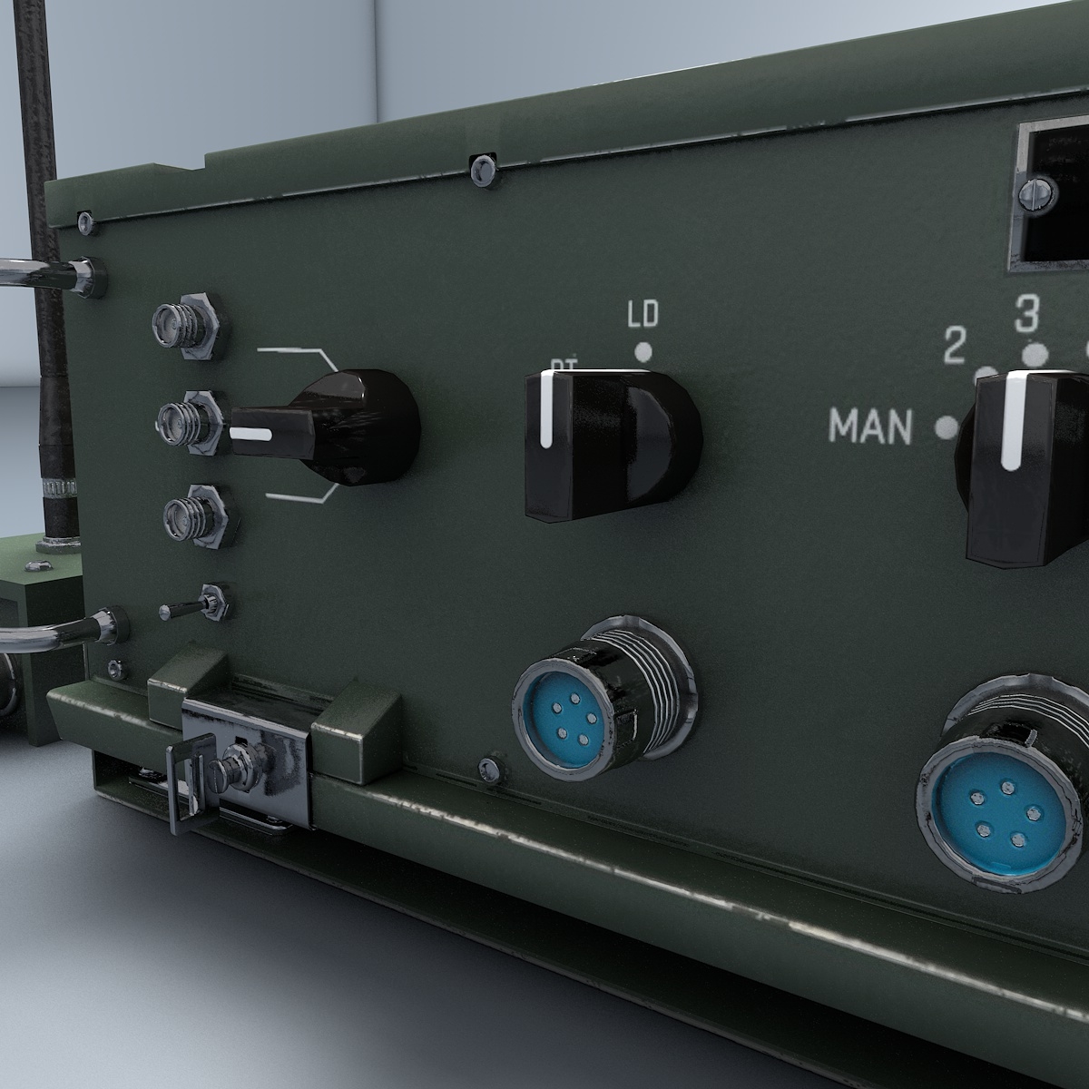 Military radio transceiver 3D model - TurboSquid 1255996