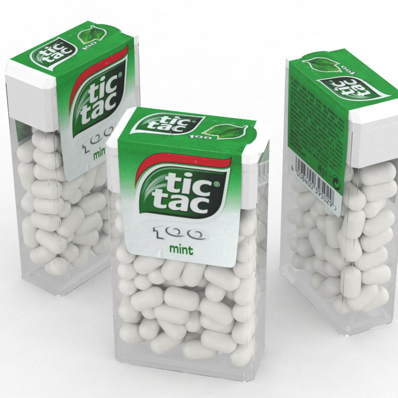 modèle 3D de Tic Tac Classique Menthe 100 49g - TurboSquid 1257028