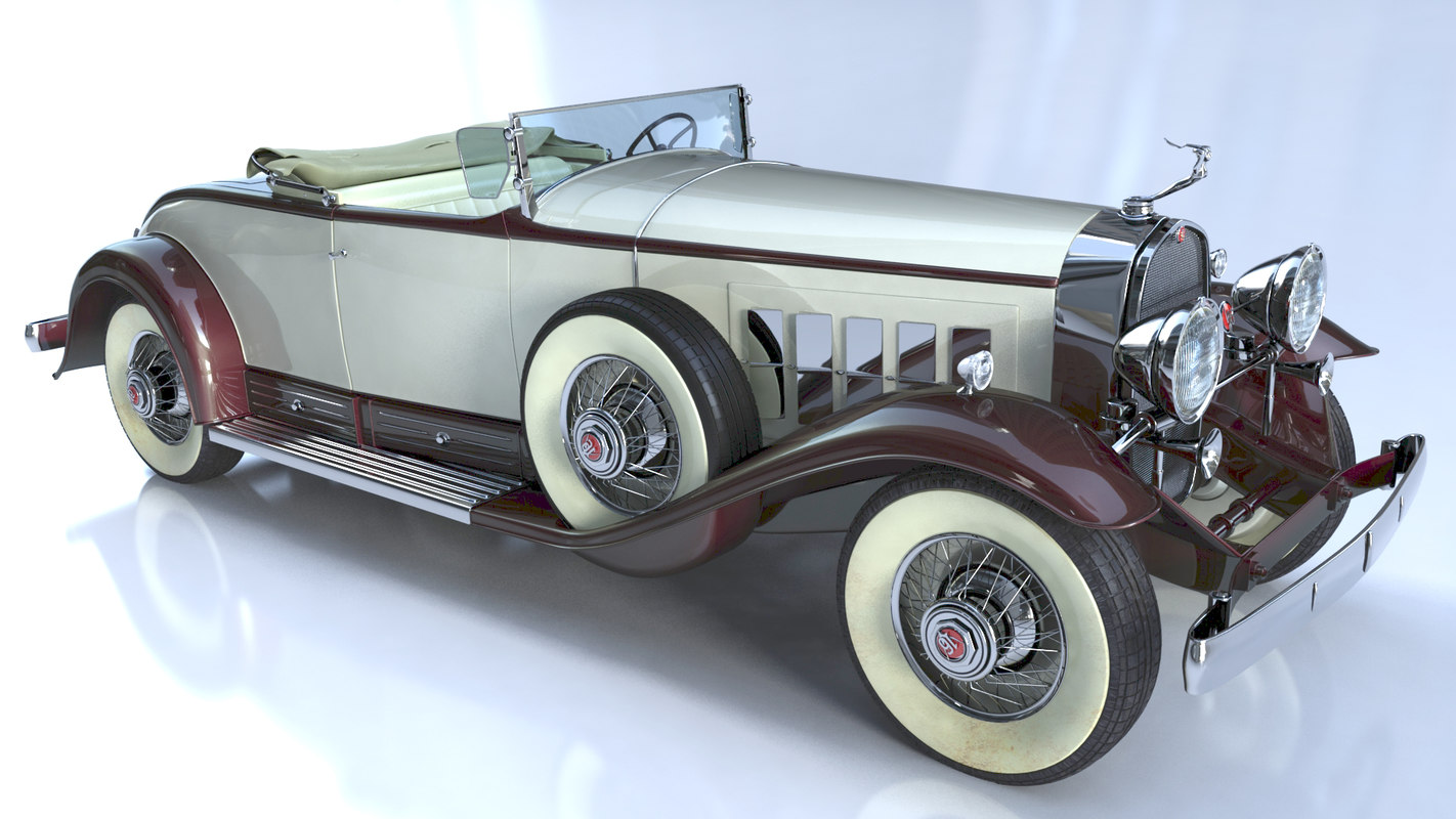 3D accurate 1931 cadillac roadster model - TurboSquid 1257270