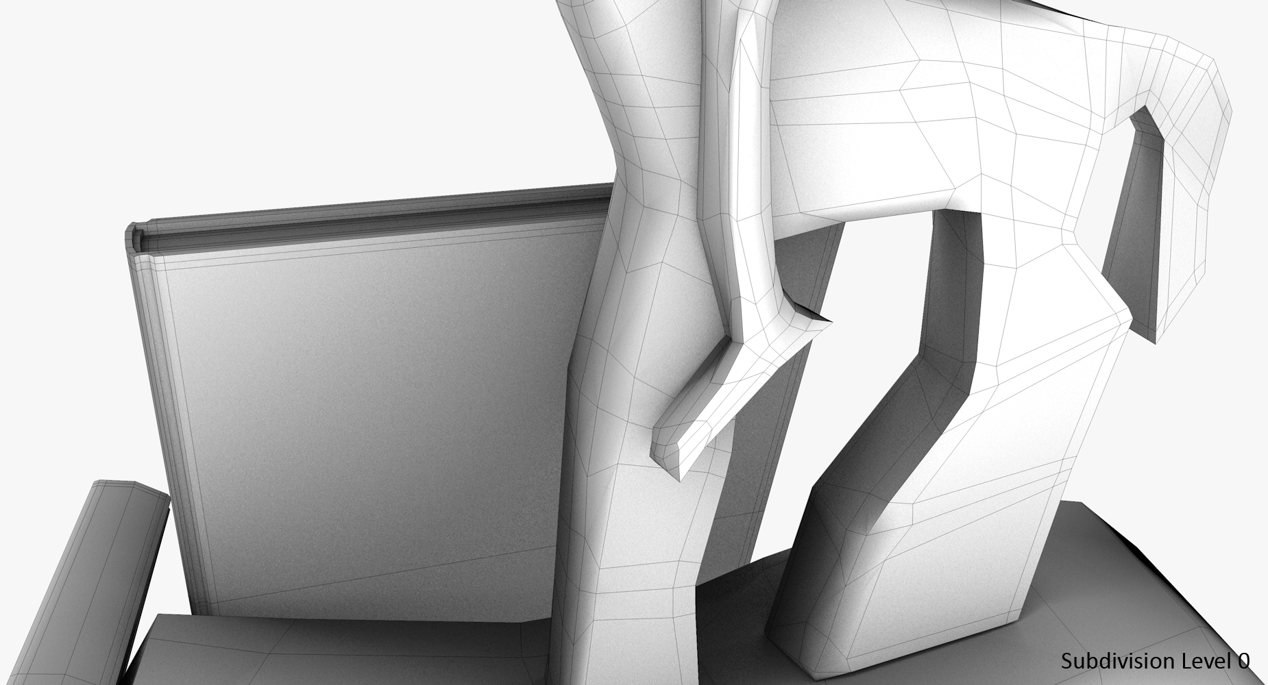 3D sculpture books magnifying glass - TurboSquid 1257392