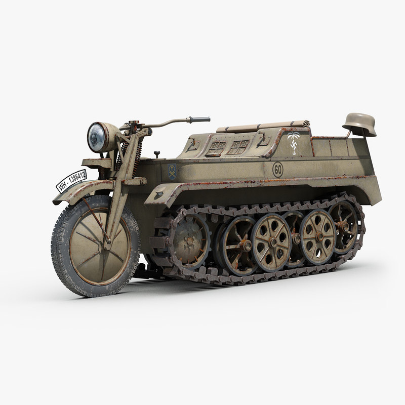 Ww2 german sdkfz 2 model - TurboSquid 1257740