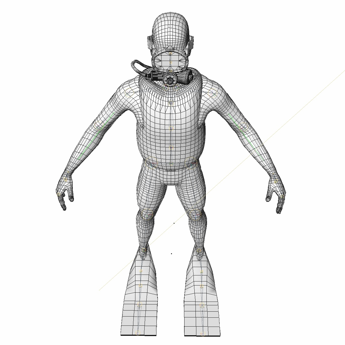 3D sea diver male - TurboSquid 1257997