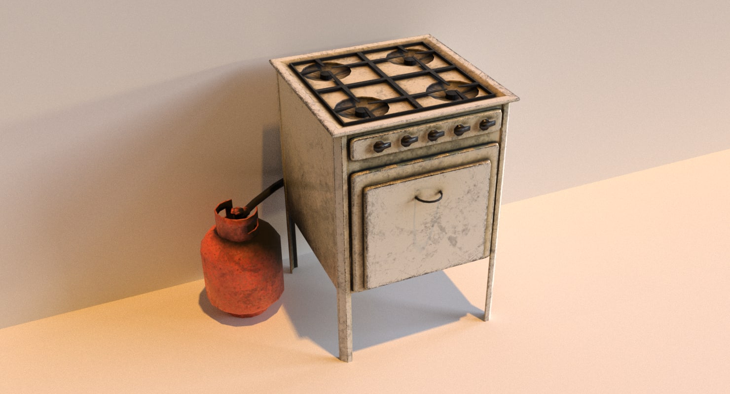 3D kitchen stove model - TurboSquid 1258047