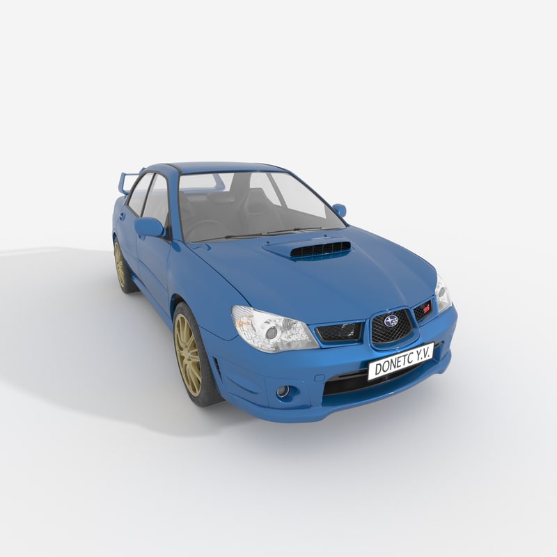 3D subaru impreza model - TurboSquid 1258063