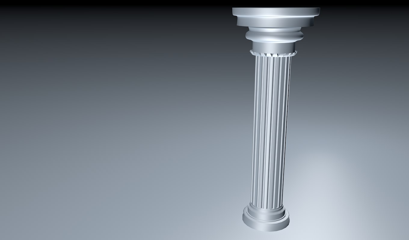 Free classical column model - TurboSquid 1258315
