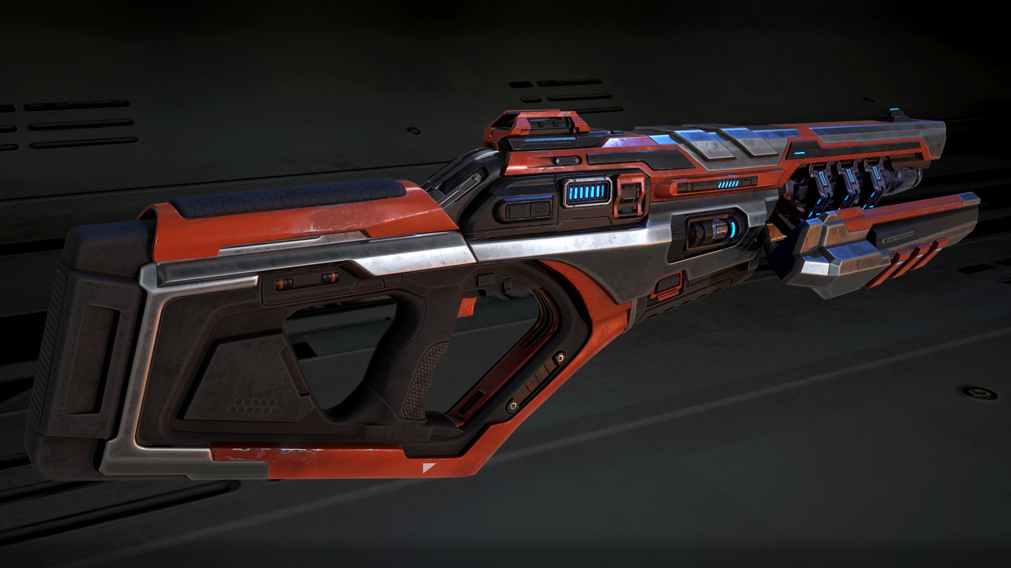 3D futuristic gun model - TurboSquid 1259518