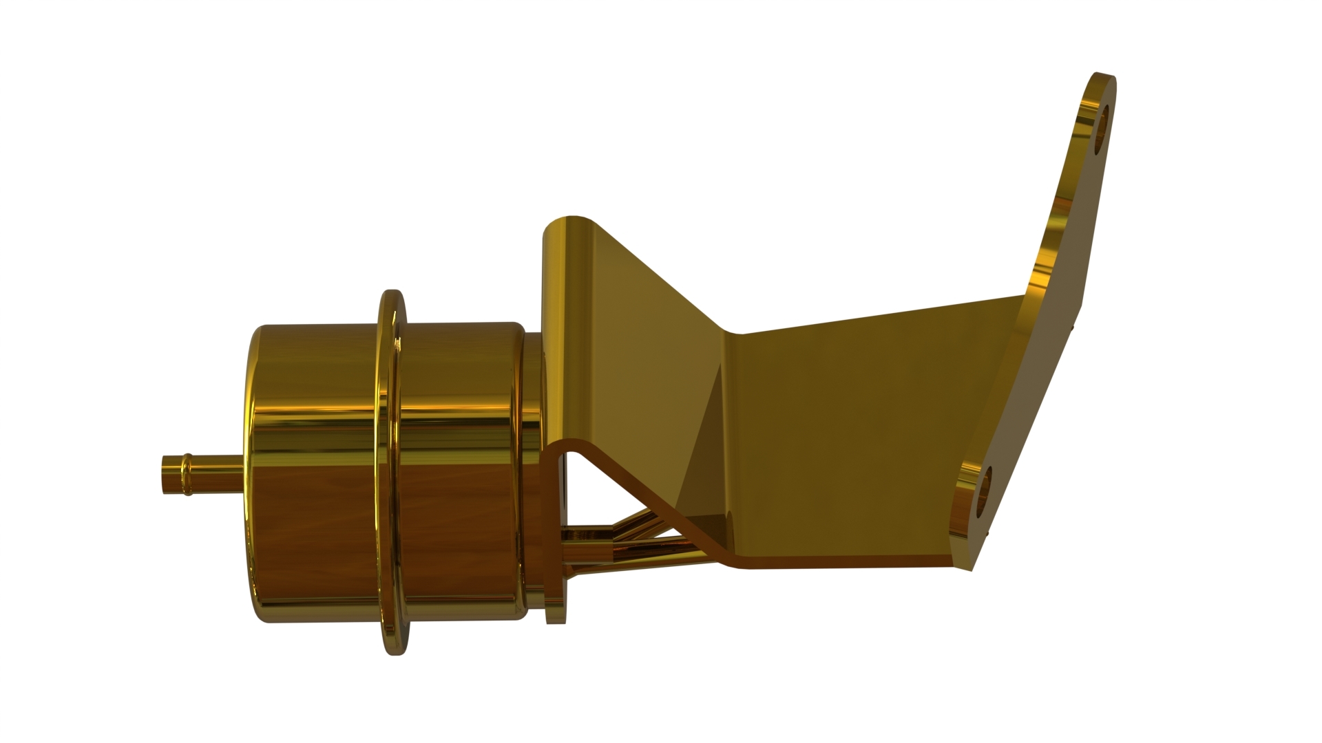 Garrett gt2860r turbocharger wastegate 3D model - TurboSquid 1259740