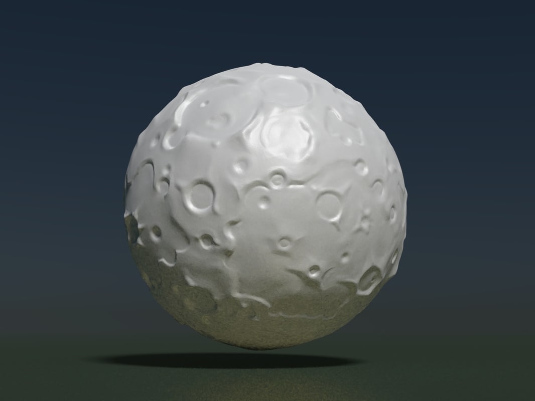 3D moon - TurboSquid 1260047