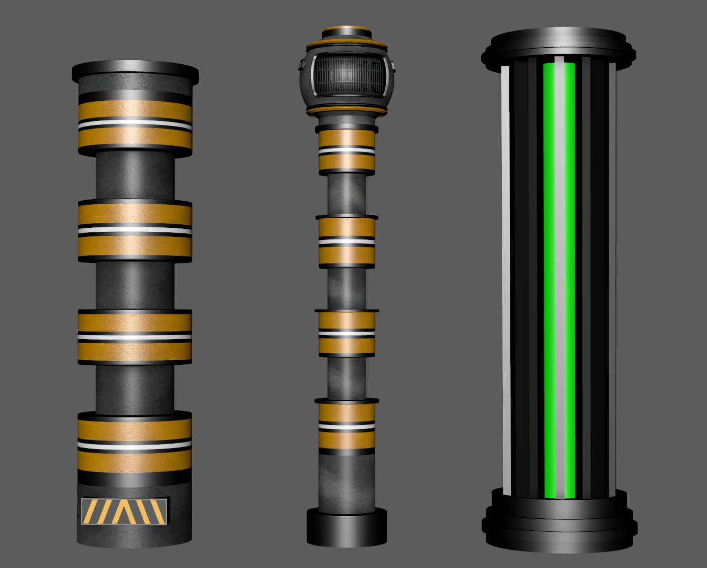 Sci-fi column 3D model - TurboSquid 1260138