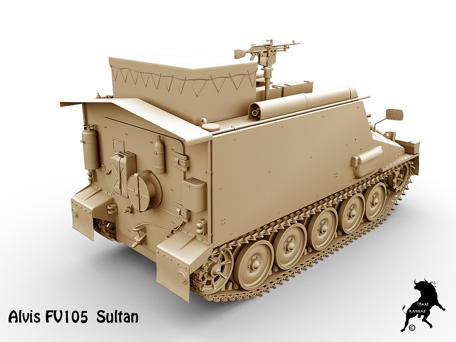Fv105 sultan model - TurboSquid 1260177