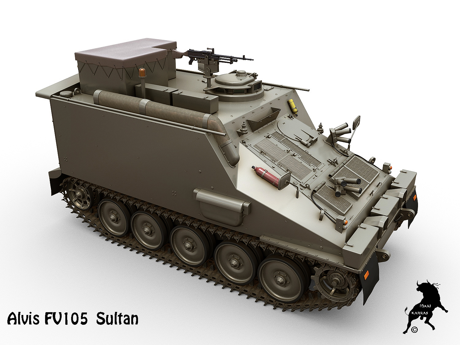 Fv105 sultan model - TurboSquid 1260177
